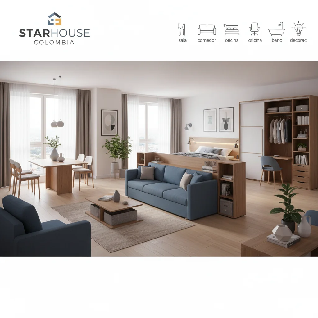 Muebles Multifuncionales para Hogar: Optimiza tu Espacio